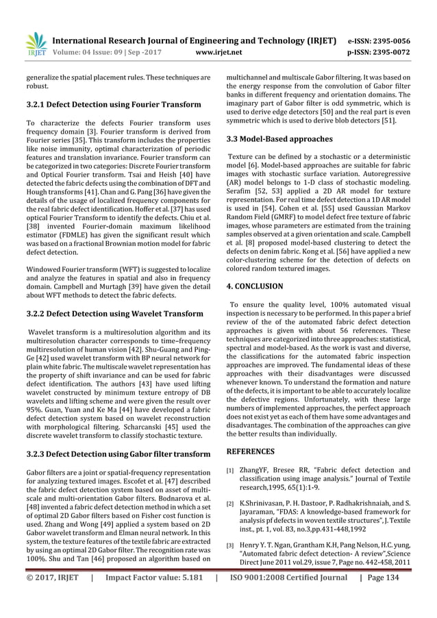 A Review On Fabric Defect Detection Techniques Pdf