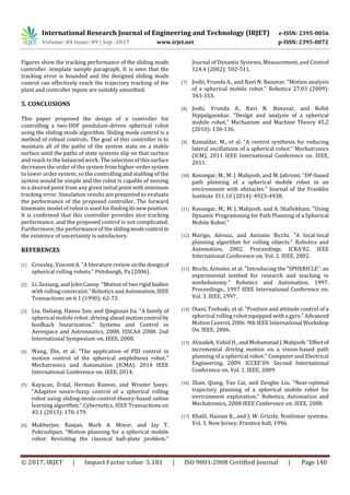 Robust Control of a Spherical Mobile Robot | PDF