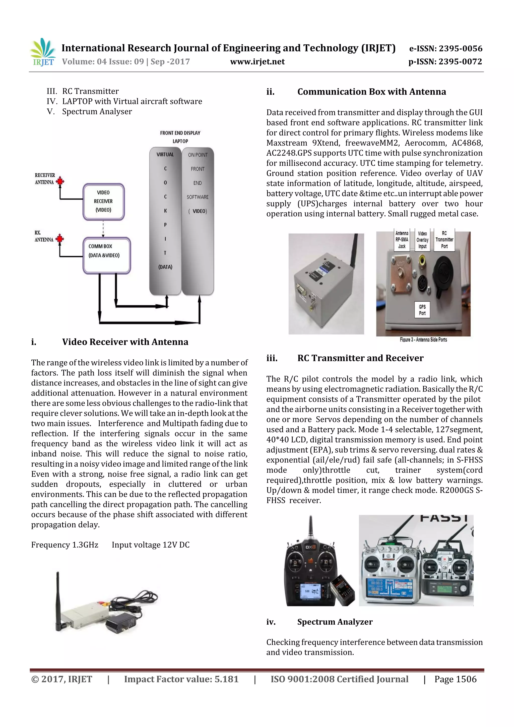 Overview of Design and Integration of Unmanned Aerial Vehicle Aircraft ...