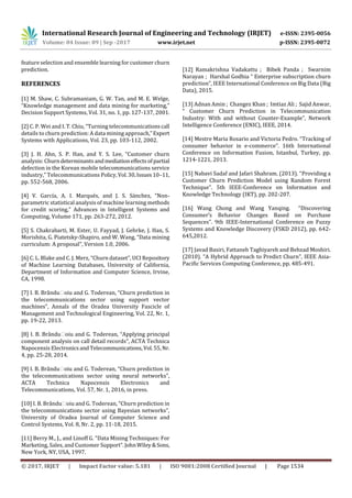 A Comparative Study of Techniques to Predict Customer Churn in Telecommunication Industry | PDF