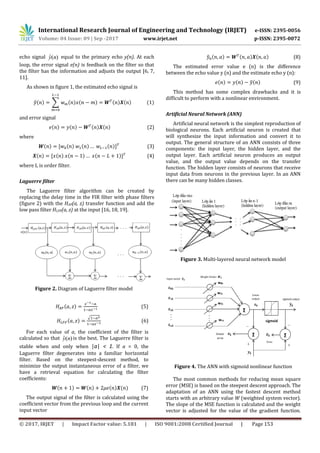A New Method for a Nonlinear Acoustic Echo Cancellation System | PDF