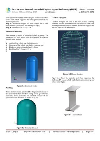 Design and Structural Analysis of Cylindrical Shell | PDF | Civil ...