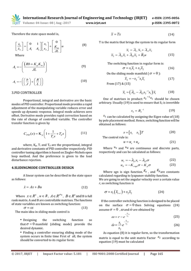 Speed Control of Dc Motor using Adaptive PID with SMC Scheme | PDF | Radio Control | Hobbies ...