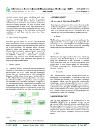 Cultivation Process Facilitator for Selected Five Crops in Dry Zone Sri Lanka | PDF