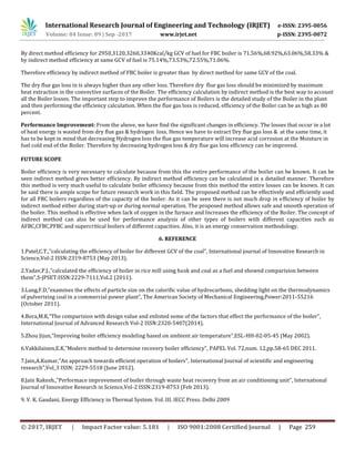 To Calculate and Improvement in the Efficiency of FBC Boiler | PDF