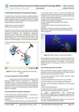 Estimation of Dynamic Behavior and Performance Characteristics of a ...
