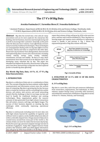 The 17 V’s of Big Data | PDF