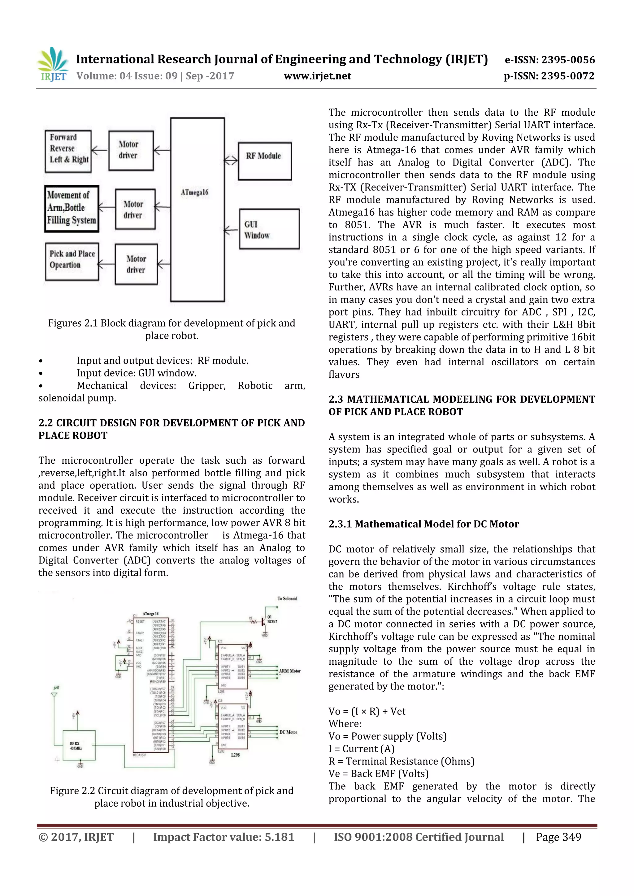 Development of Pick and Place Robot for Industrial Applications | PDF
