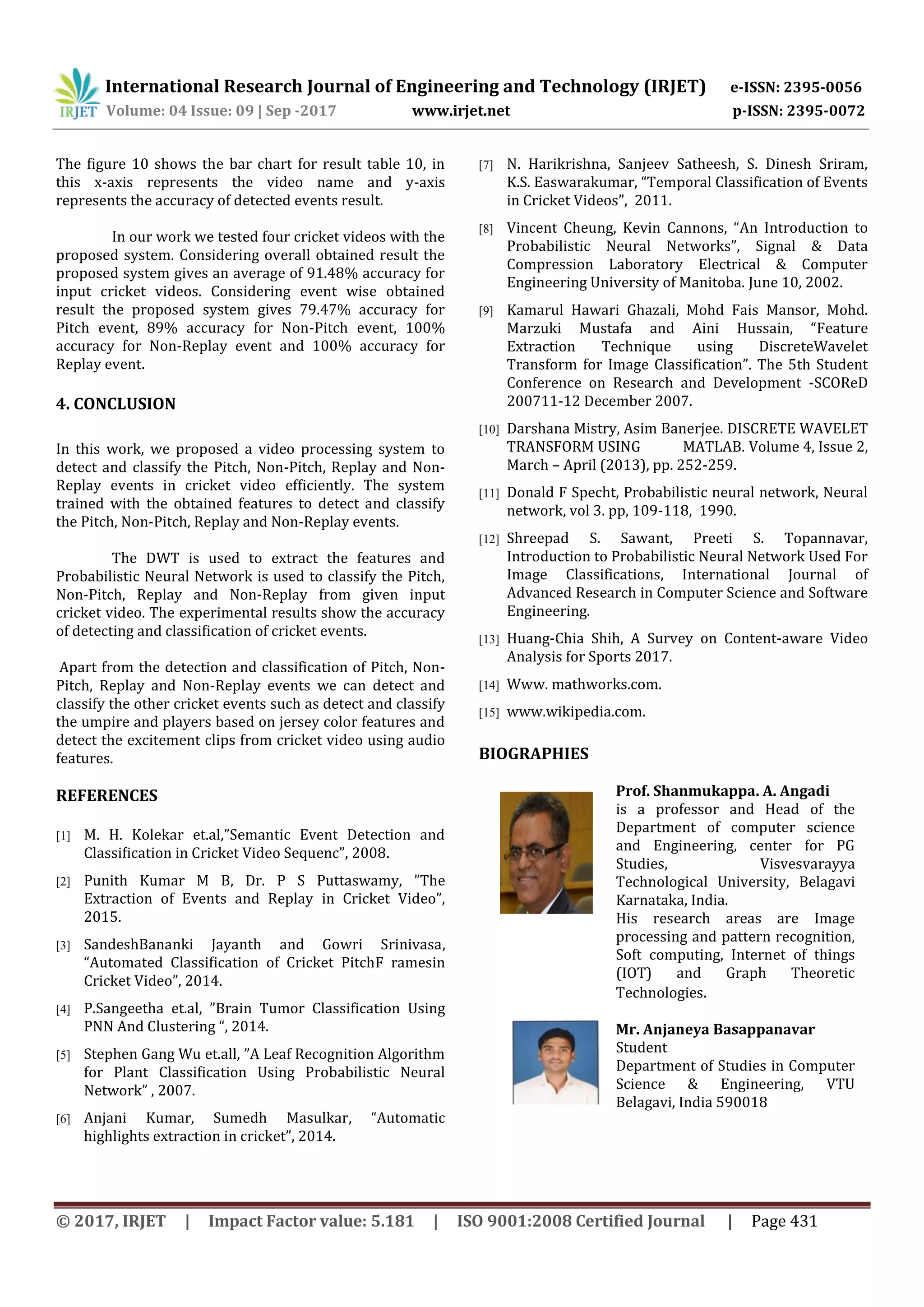 A Video Processing System for Detection and Classification of Cricket ...