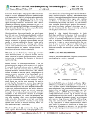 Analytical Study of Dedicated Network for IOT using LoRaWAN Technologies | PDF | Internet of ...