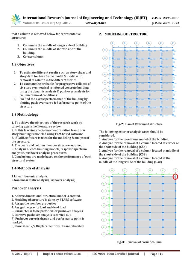 Progressive Collapse Analysis of RC Structures | PDF