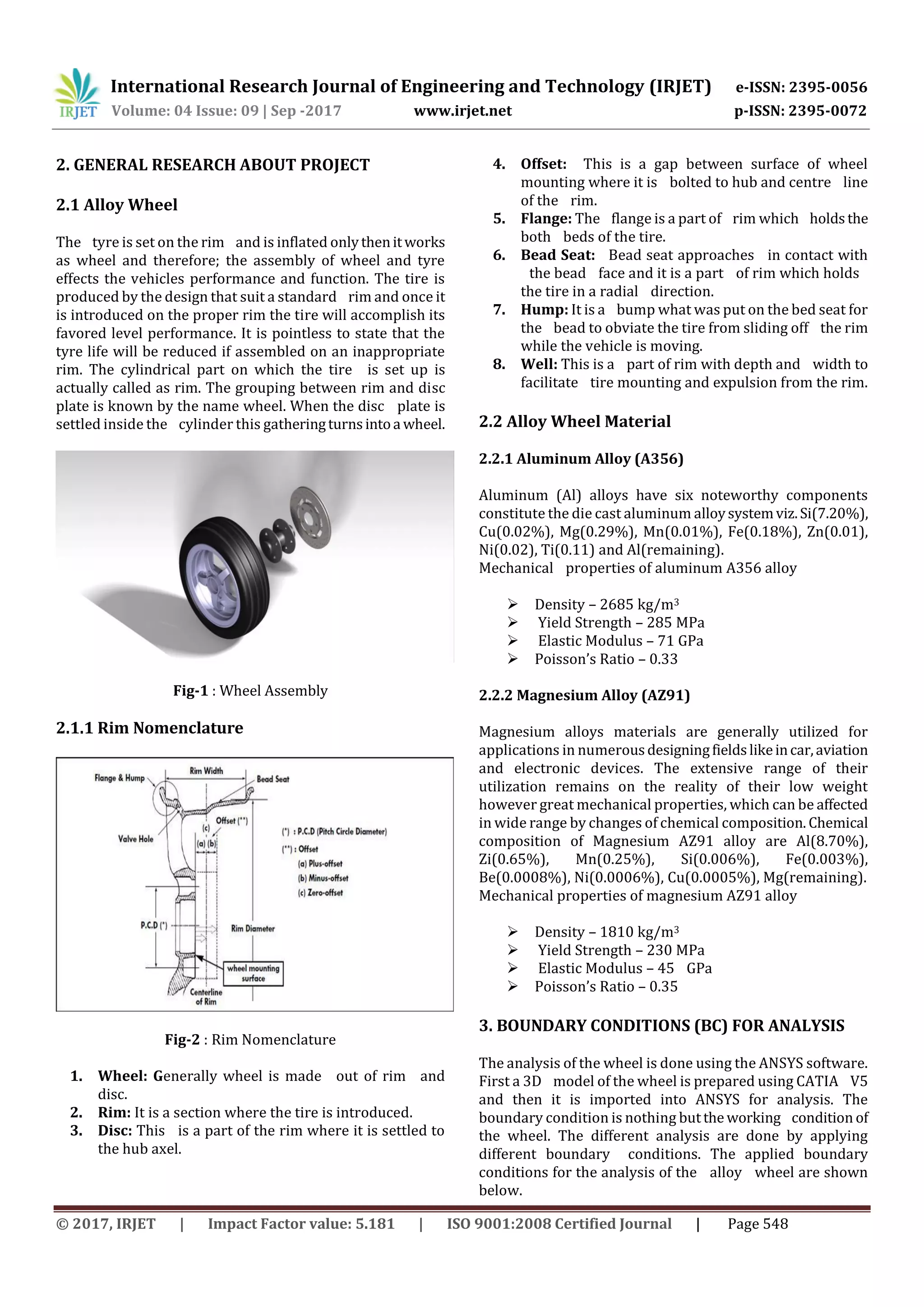 Weight Optimization of Alloy Wheel | PDF