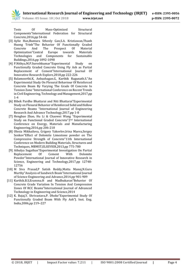 Irjet Functionally Graded Concrete An Experimental Analysis Pdf