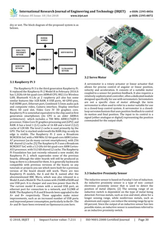 IRJET- Raspberry Pi Baesd Automated Waste Segregation System | PDF