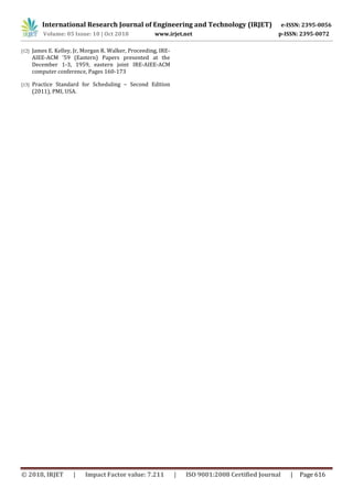 IRJET- Quality Matrices of Project Schedule | PDF