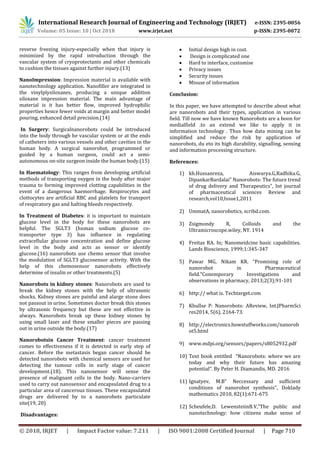 IRJET- Nanorobots: Application in Data Mining | PDF