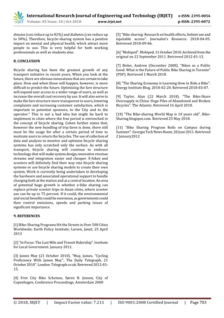 IRJET- Bicycle Sharing System | PDF