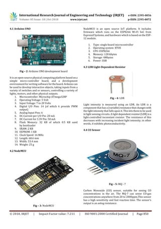 IRJET- Smart Weather Monitoring and Real Time Alert System using IoT | PDF