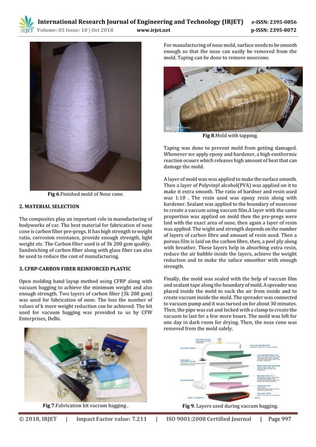 IRJET- Cost Effective Manufacturing and Optimization of the Formula ...