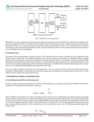 IRJET- An Improved DCM-Based Tunable True Random Number Generator for ...