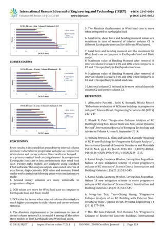 IRJET- Progressive Collapse of RCC Structure Due to Earthquake and Wind Load | PDF