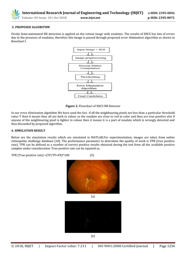 IRJET- Application of False Removal Algorithm Specially for Retinal ...