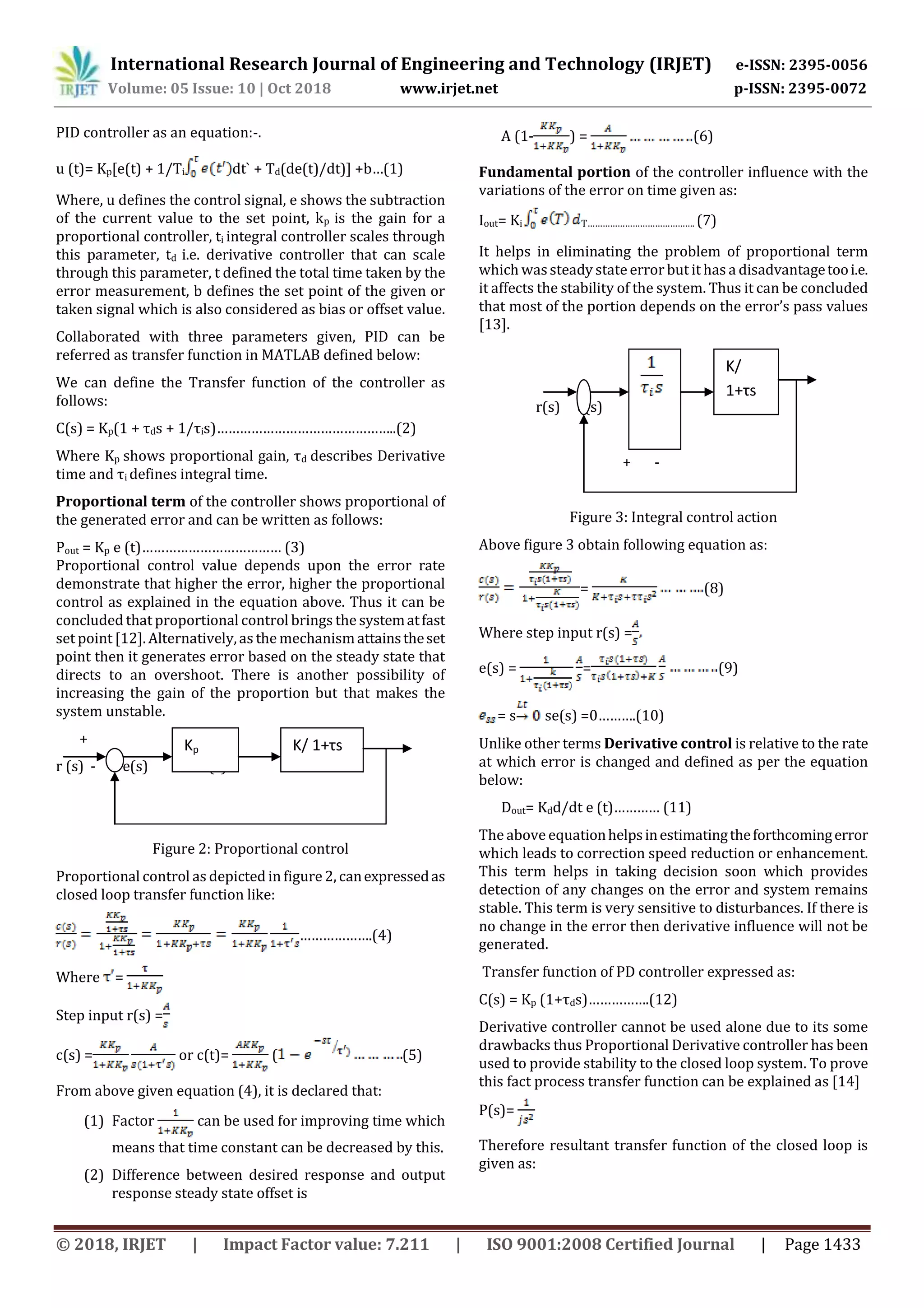 IRJET- Speed Control of Induction Motor using Hybrid PID Fuzzy Controller | PDF