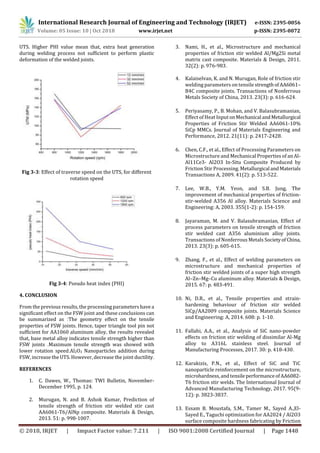 IRJET- Effect of Al2O3 Nano-Particles on AA1060 Joints Fabricated by Friction Stir Welding | PDF