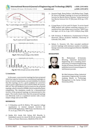 IRJET- A Novel Topology for a Single Phase Hyperlevel Inverter using a Single DC Power Source | PDF