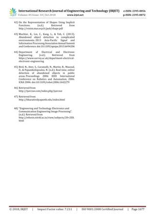 IRJET- Abandoned Object Detection System – A Review | PDF