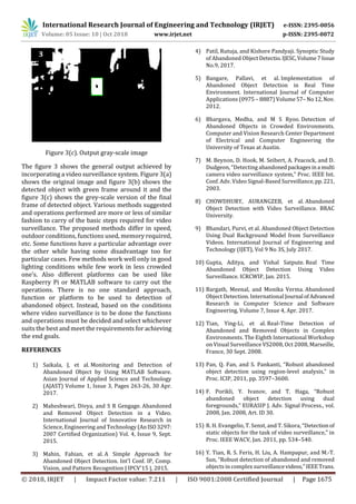 IRJET- Abandoned Object Detection System – A Review | PDF