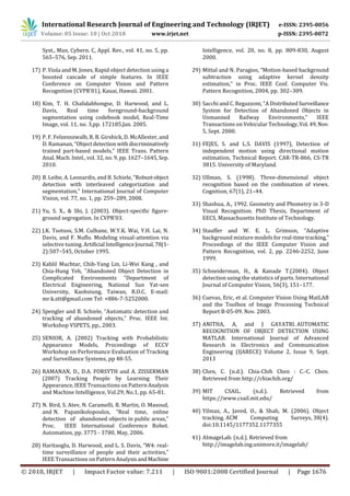 IRJET- Abandoned Object Detection System – A Review | PDF