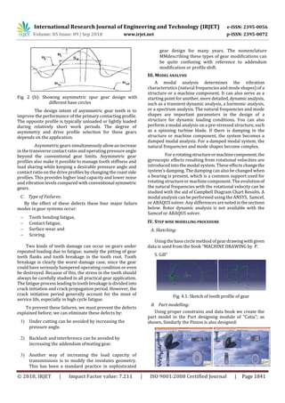 IRJET- Analysis of Stress and Bending Strength of Involutes Spur Gears ...