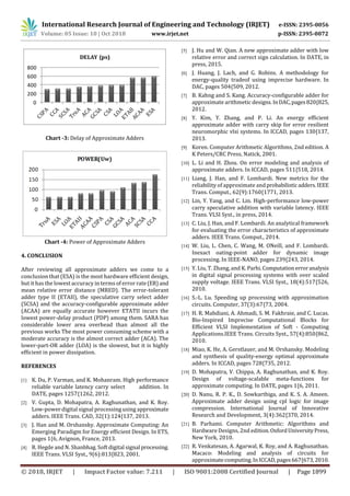 IRJET- A Review of Approximate Adders for Energy-Efficient Digital Signal Processing | PDF