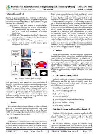 IRJET- A Survey on Different Image Retrieval Techniques | PDF