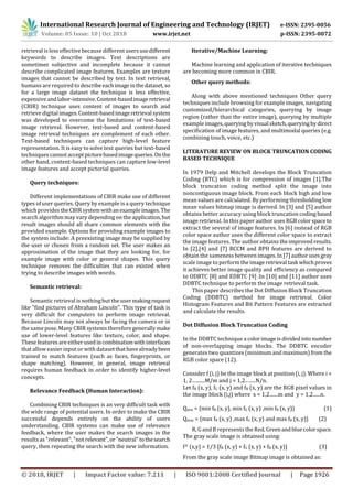 IRJET- A Survey on Different Image Retrieval Techniques | PDF