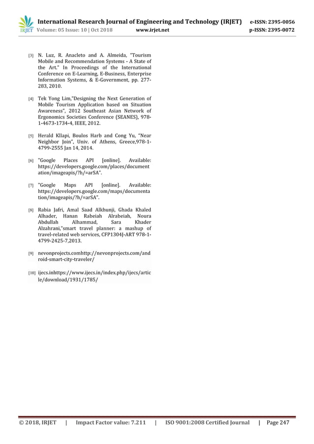 IRJET- Interest and Time Based Smart Travelling Guide using Data Mining | PDF