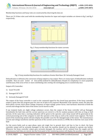 IRJET- Modelling and Condition Monitoring of 3훟 Induction Motor using Fuzzy Logic | PDF