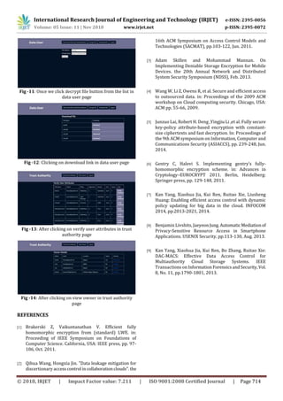 IRJET- A Review on Lightweight Secure Data Sharing Scheme for Mobile Cloud Computing | PDF