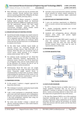 IRJET- Towards Efficient Framework for Semantic Query Search Engine in Large-Scale Data ...