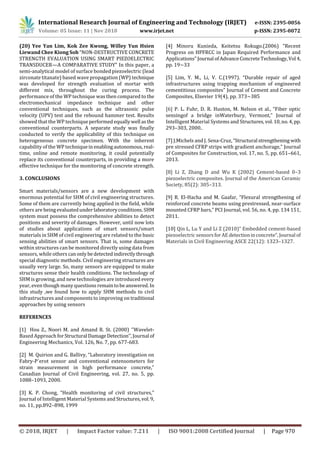 IRJET- Flexural Behaviours of RCC Beam using Embedded Sensors | PDF