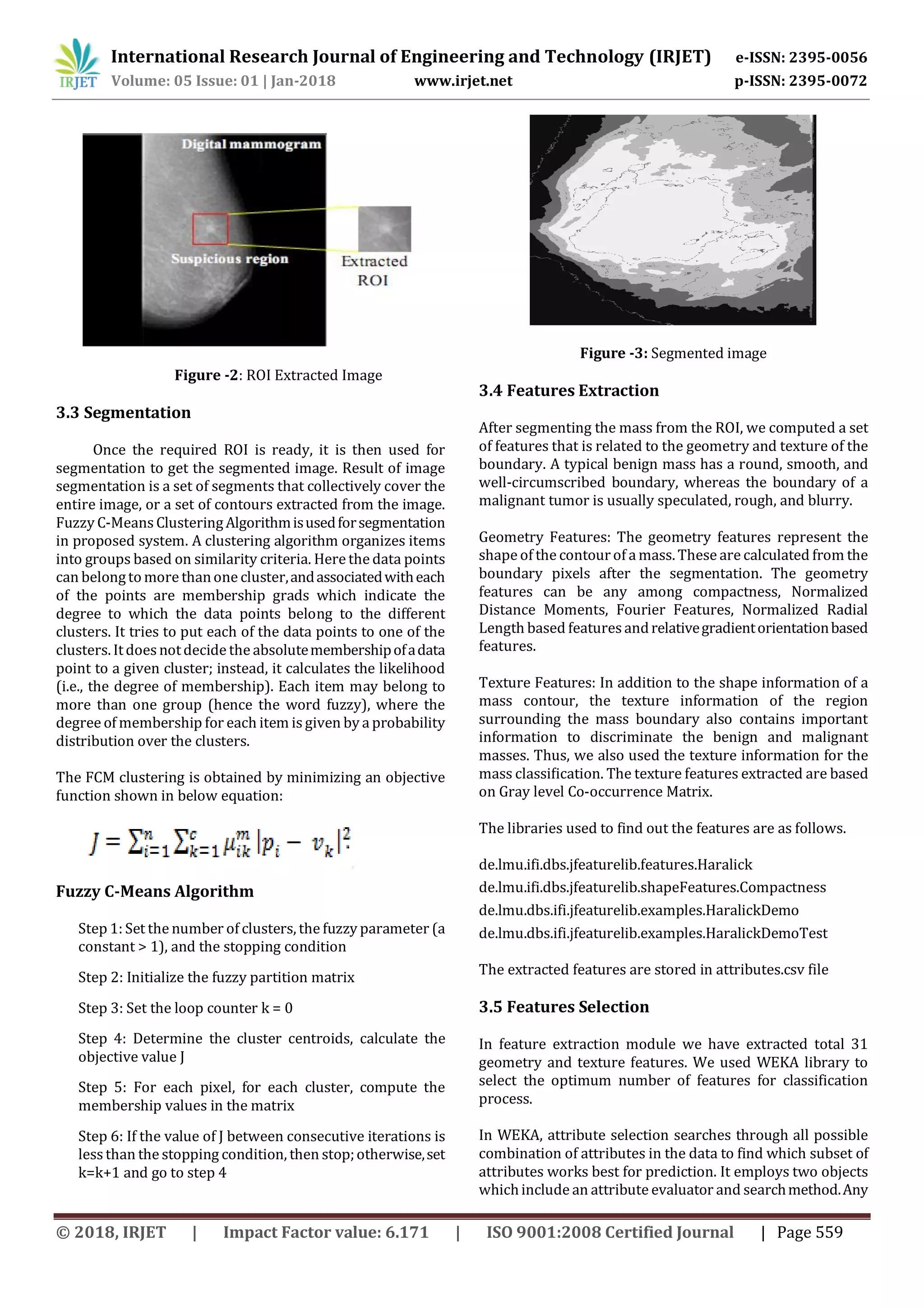IRJET-Implementation of CAD system for Cancer Detection using SVM based Classification | PDF