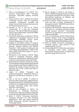 IRJET- Review Paper of Tensegrity Structure | PDF