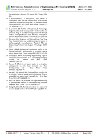 IRJET- Thermal and Fluid Flow Analysis of a Heat Exchanger: “A Comprehensive Report” | PDF