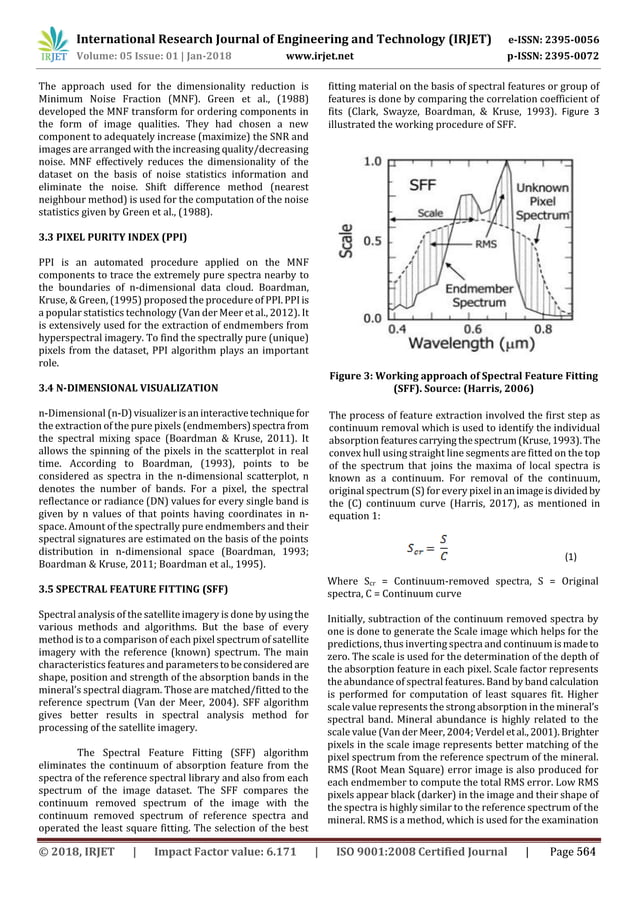 IRJET-Mapping of Mineral Zones using the Spectral Feature Fitting Method in Jahazpur belt ...