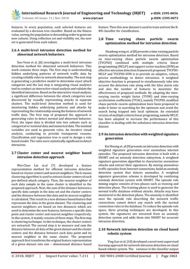 IRJET- Genetic Algorithm based Intrusion Detection-Survey | PDF IRJET- Genetic Algorithm based Intrusion Detection-Survey | PDF