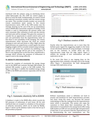 IRJET-IoT based Smart Electricity Meter and Power Theft Detection | PDF