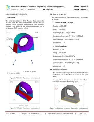 IRJET- Design and Finite Element Analysis of Fabricated Panama Chock ...