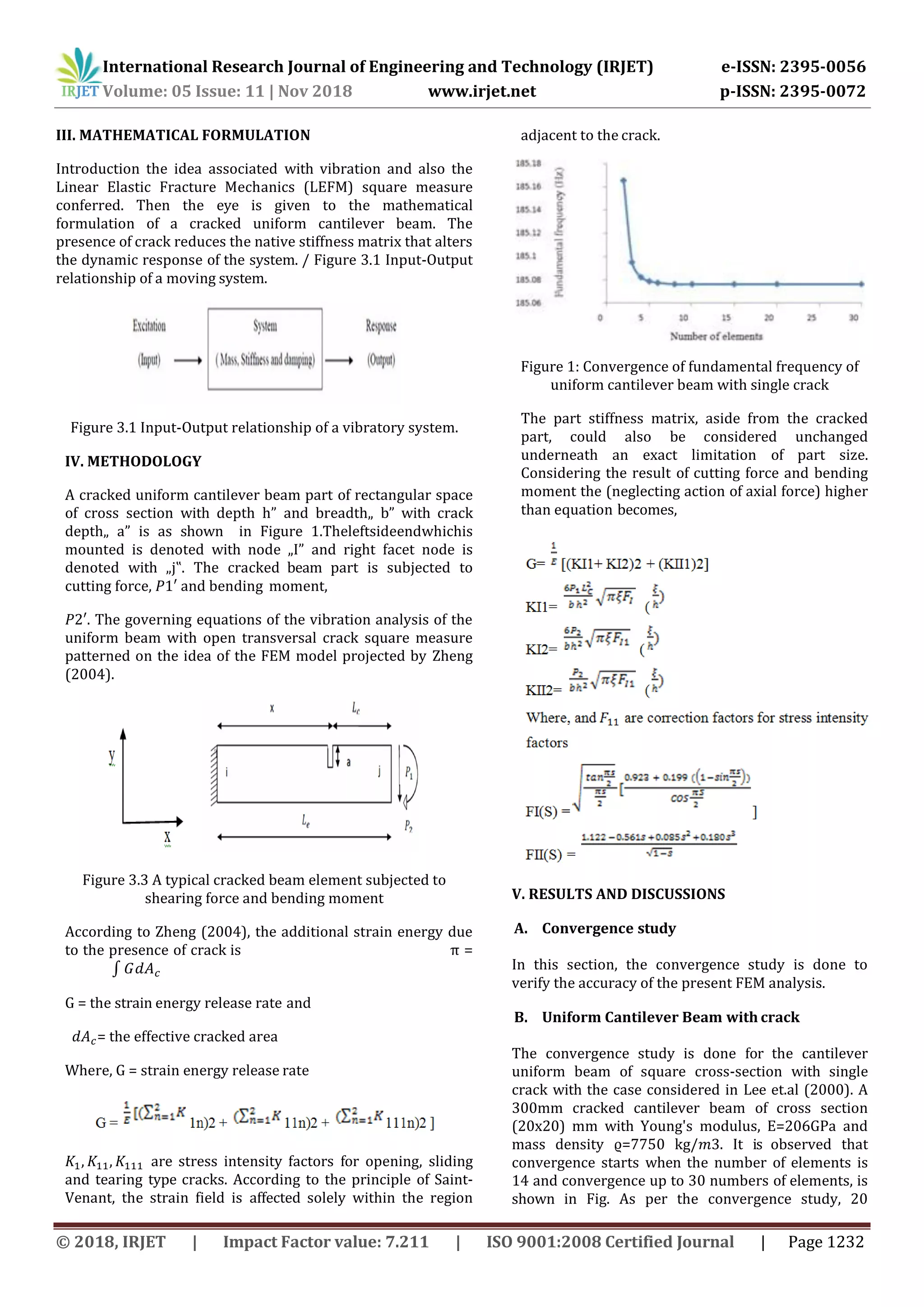 IRJET- Investigation and Analysis of Multiple Cracks in Cantilever Beam ...