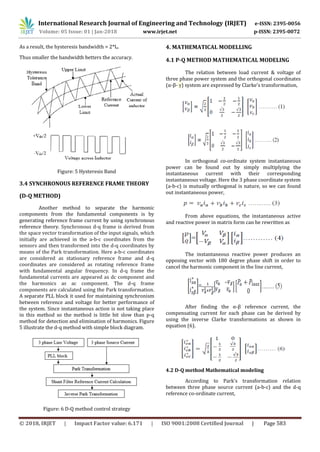 IRJET-Harmonic Elimination in Three Phase System by Means of a Shunt Active Filter | PDF | Home ...